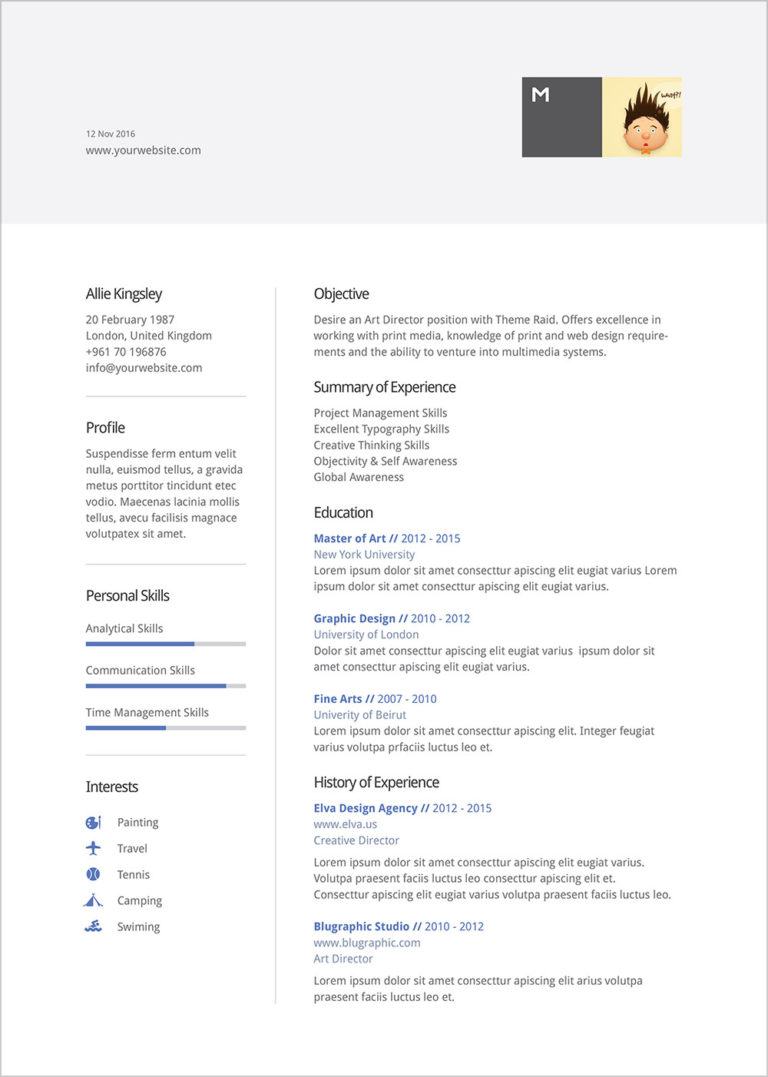 DOC & DOCX Perfect Resume Template download - CV Resume download Share